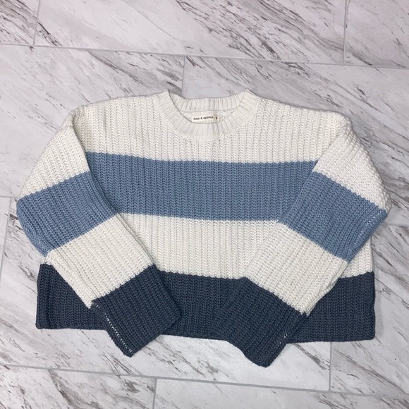 moon & madison | Sweaters | Moon And Madison Striped Sweater | Poshmark